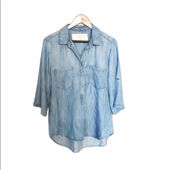 Bella Dahl | Tops | Bella Dahl Tencel Top | Poshmark